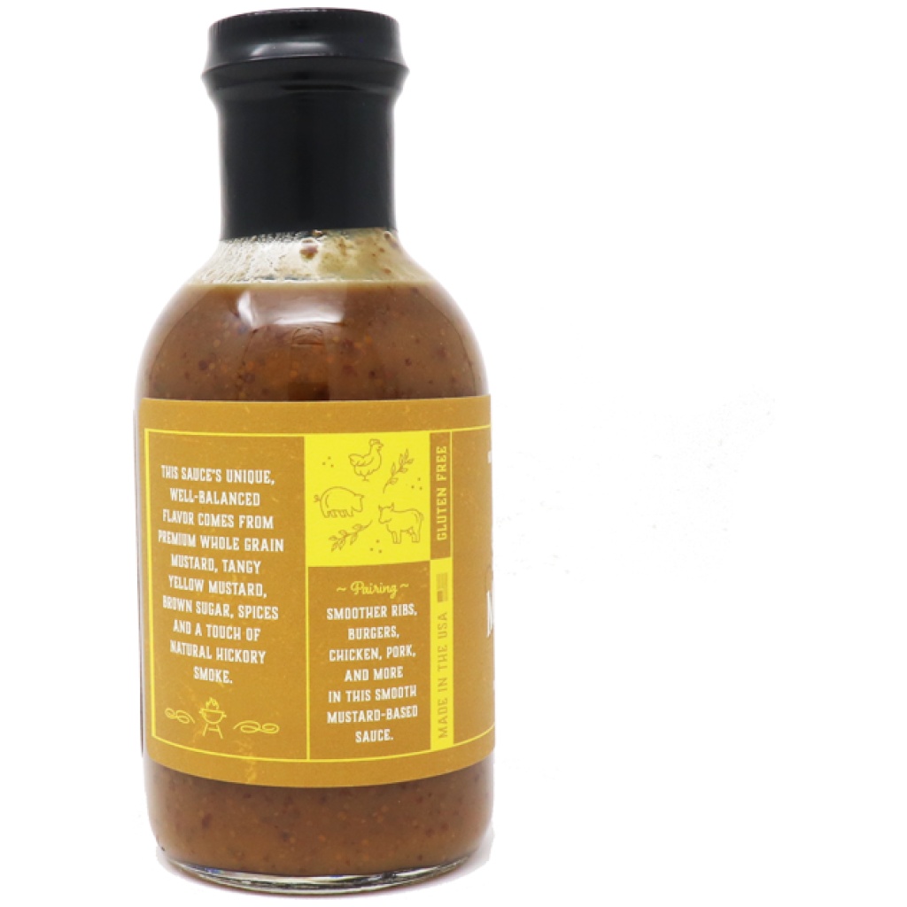 American Stockyard - Smoky Mustard BBQ Sauce - 14 oz. - Stockyard BBQ ...