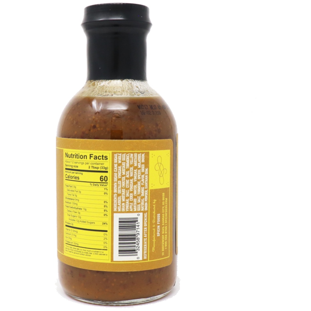 American Stockyard - Smoky Mustard BBQ Sauce - 14 oz. - Stockyard BBQ ...